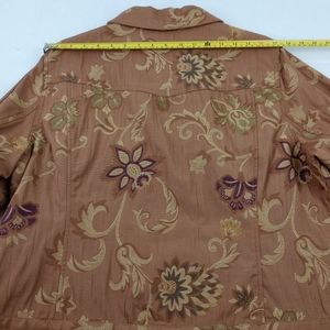 Caribbean Joe | Jackets & Coats | Caribbean Joe Floral Embroidery Jean ...